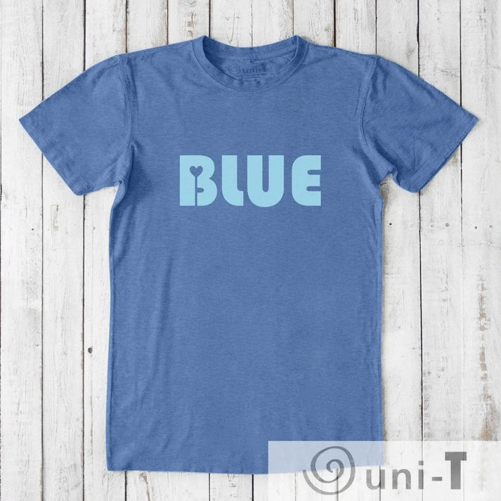 Men's Blue T-Shirt in Bamboo & Organic Cotton | Uni-T Luxuriously Soft ...